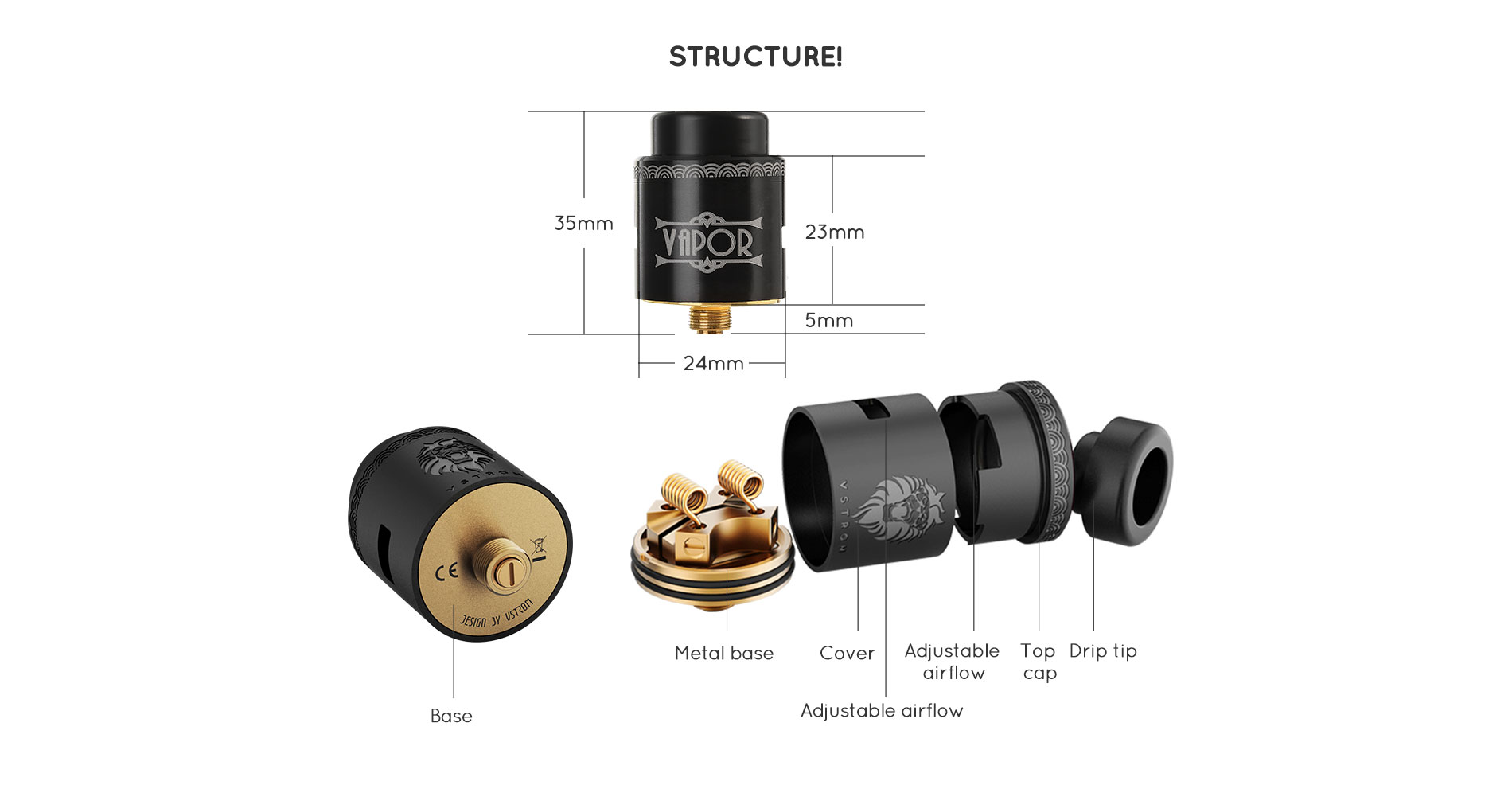 Lion RDA kit - Vapor Storm